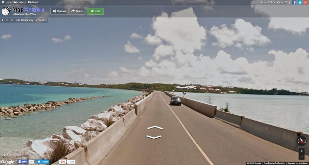 MapCrunch: Explore the world at random on Google Street View