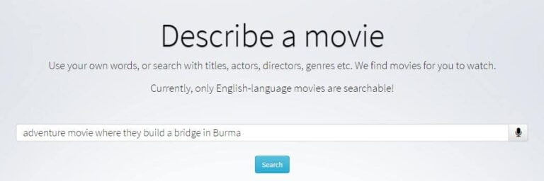 Ce site vous permet de retrouver un film dont vous avez oublié le titre