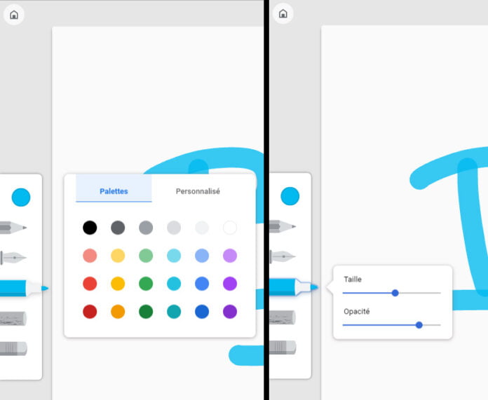 Canvas, the online drawing application from Google