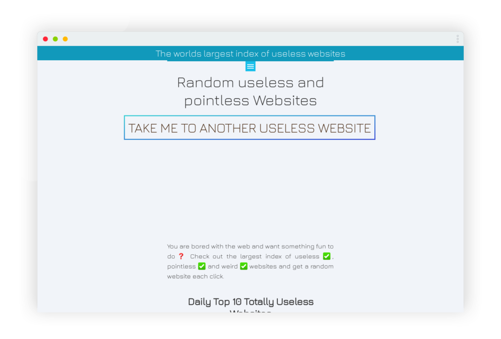 Le Pire du Web : 5 sites pour trouver des choses inutiles et stupides ...