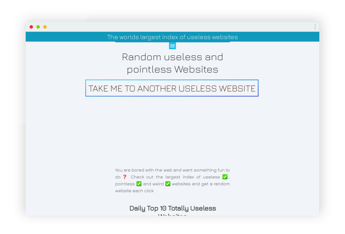 Le Pire du Web : 5 sites pour trouver des choses inutiles et stupides ...