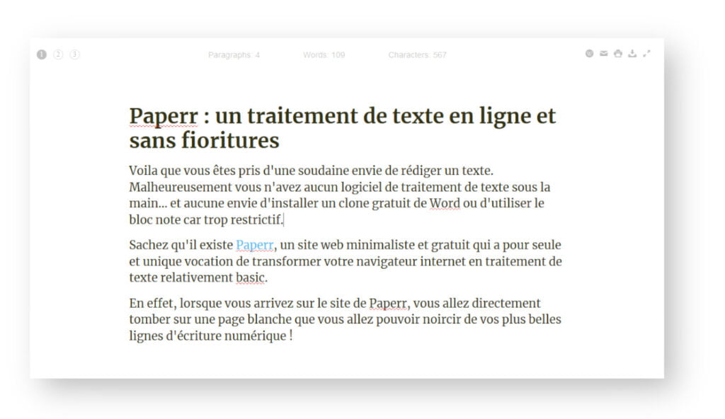 Paperr: A No-Frills Online Word Processor