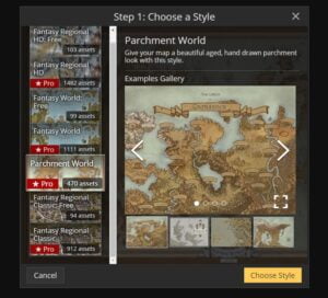 Create fantasy maps and plans with Inkarnate