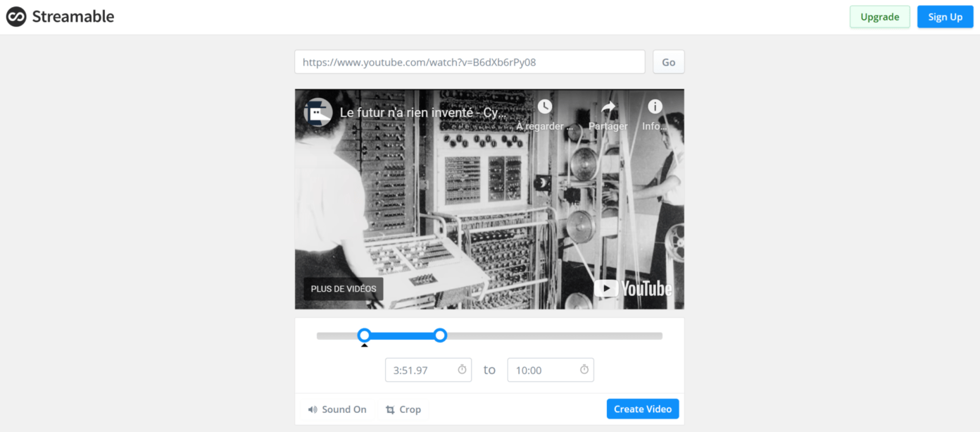 Streamable to host and share your videos for free