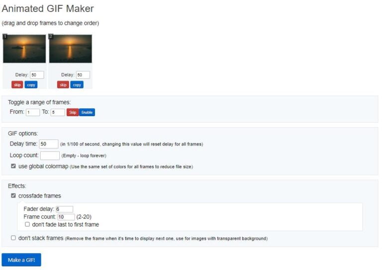 Ezgif, a free toolbox to create animated GIFs