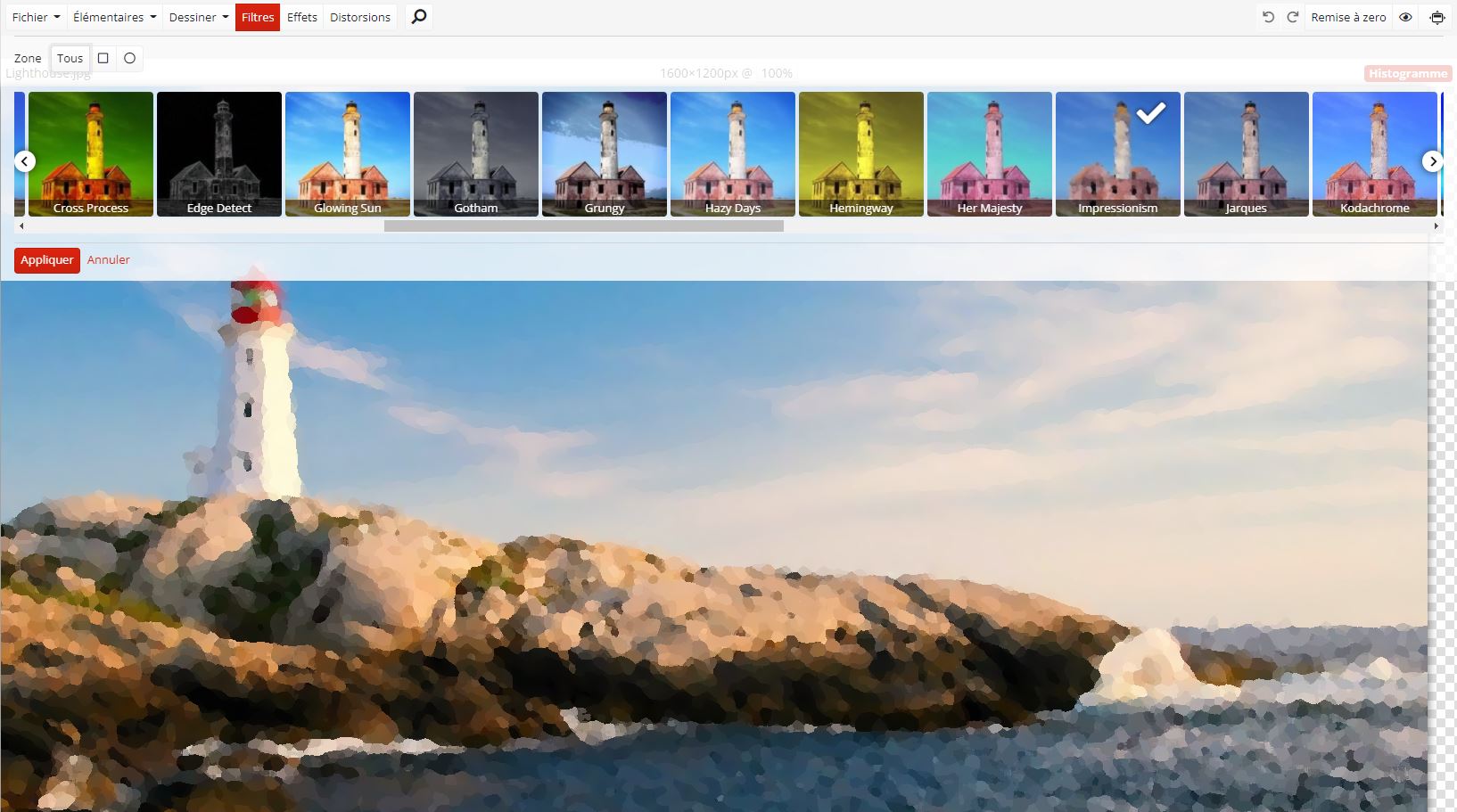 Éditer et retoucher des photos en ligne avec Montage Photo