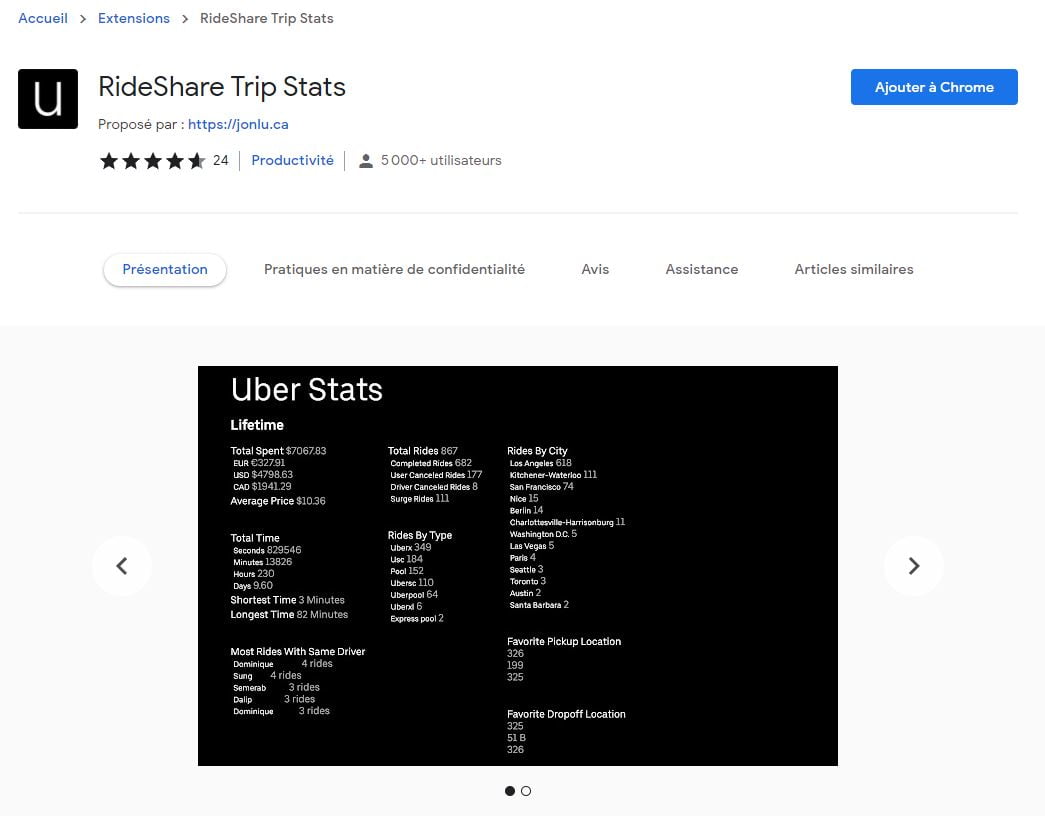 Comment connaître son total de dépenses avec Uber