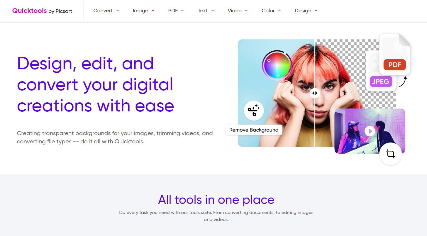 Quicktools, boite à outils pour éditer et convertir des fichiers