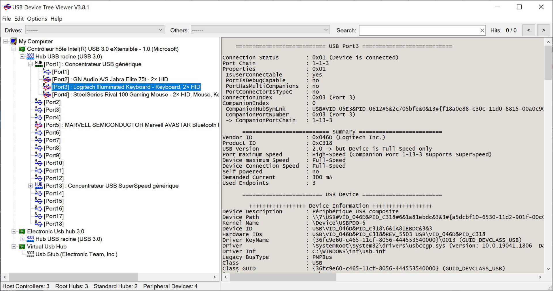 Comment identifier tous les périphériques USB sur votre PC