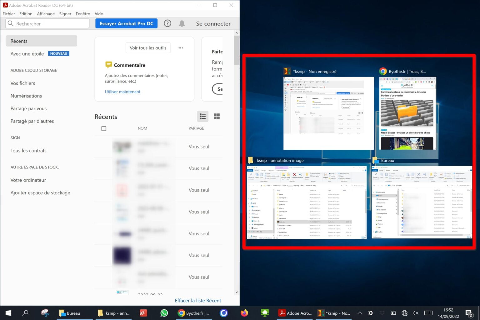 Comment diviser son écran en 2 sous Windows 10 et Windows 11