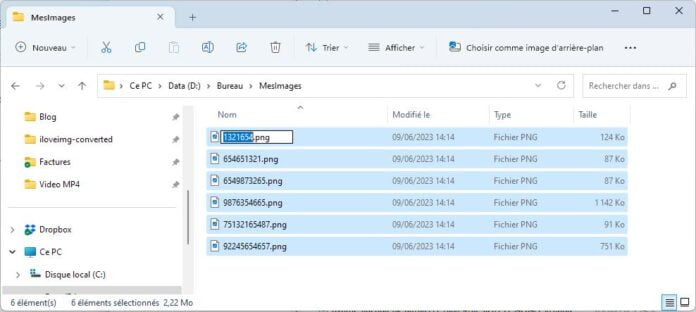 Comment renommer des fichiers par lots en les numérotant