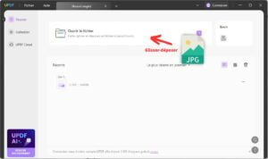 UPDF : Convertir JPG en PDF facilement et rapidement