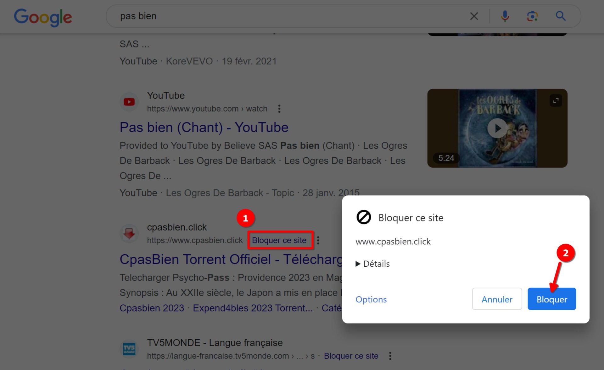uBlacklist, bloquer des sites spécifiques dans les résultats de Google