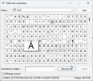 Comment écrire un A majuscule avec accent sur Windows et Mac