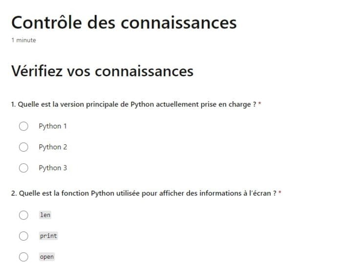 Un cours Python gratuit proposé par Microsoft pour débuter