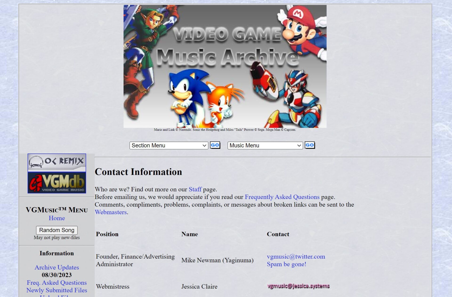 VGMusic : Plus de 30 000 musiques de jeux vidéo en MIDI