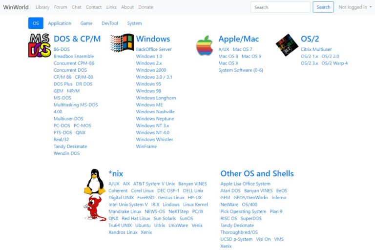 WinWorld, un musée numérique pour l'abandonware et les jeux rétros