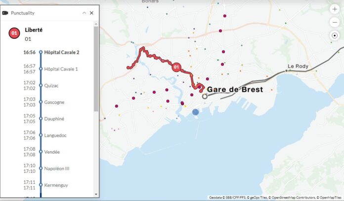 geOps Mobility Portal: An interactive map of public transport around the world