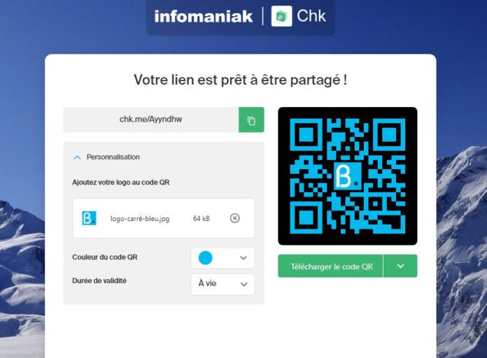 Chk, un outil en ligne pour créer des liens courts et des QR codes gratuitement