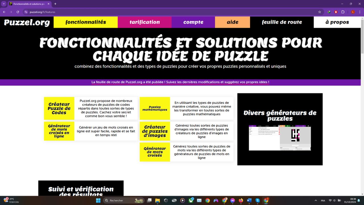 Puzzel.org: how to easily create puzzles online!