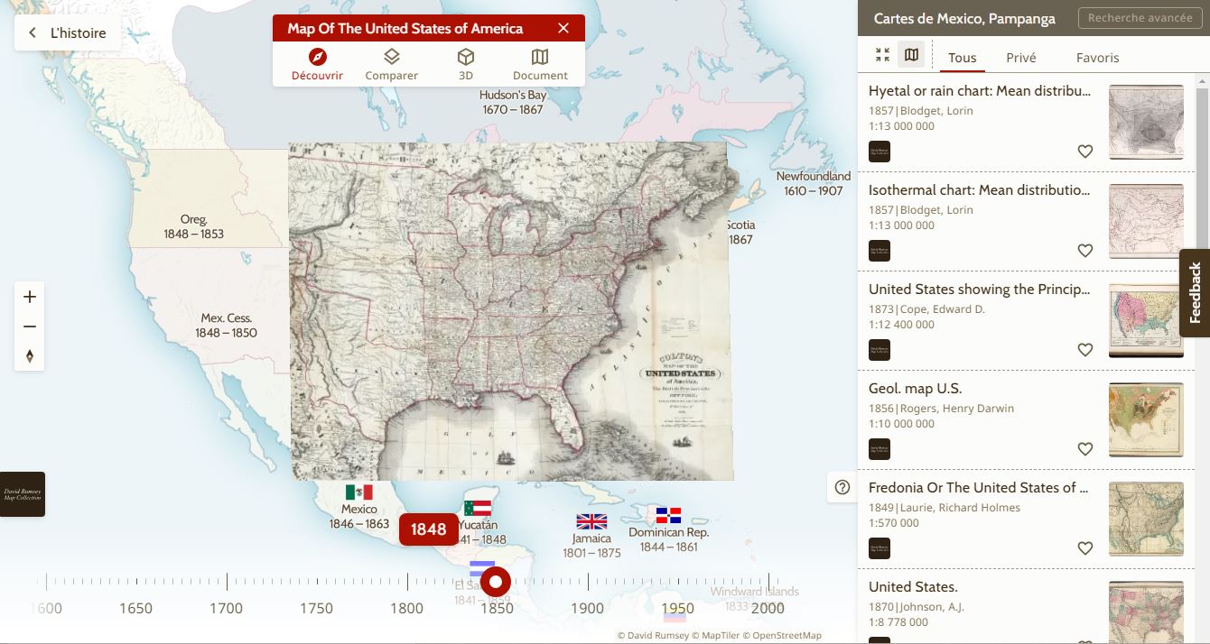 OldMaps Online : une carte interactive incroyable pour découvrir l'histoire du monde