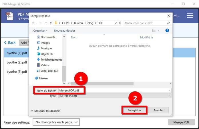 Comment fusionner des PDF sur Windows 11