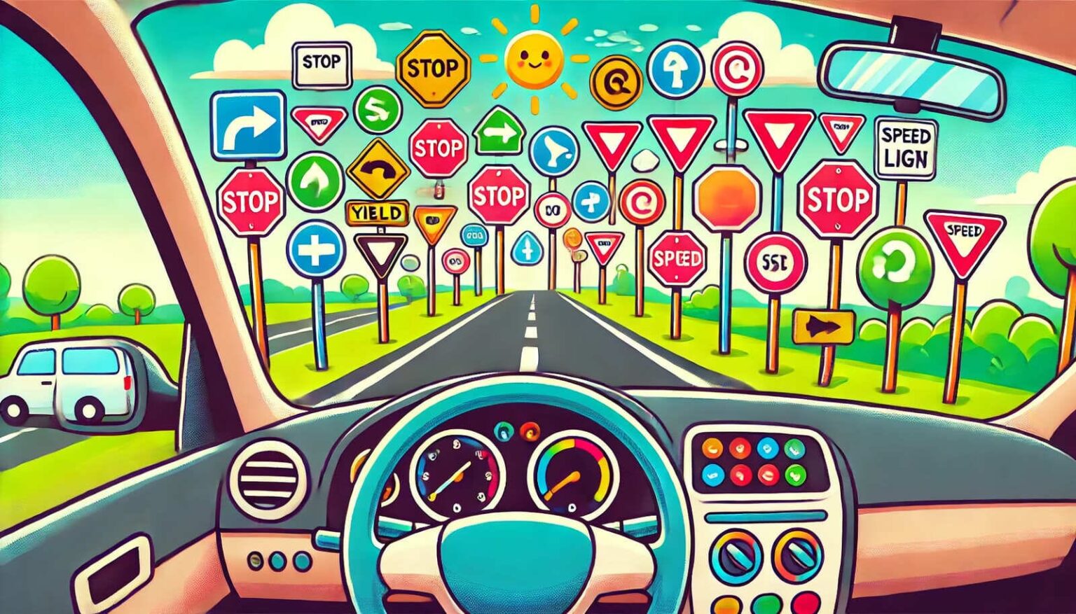 Apprendre le code de la route gratuitement avec En Voiture Simone