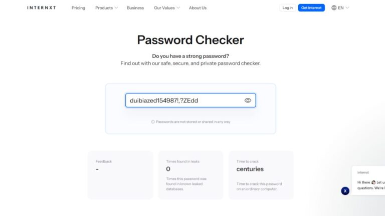 Internxt Password Checker : l’outil parfait pour tester la robustesse ...