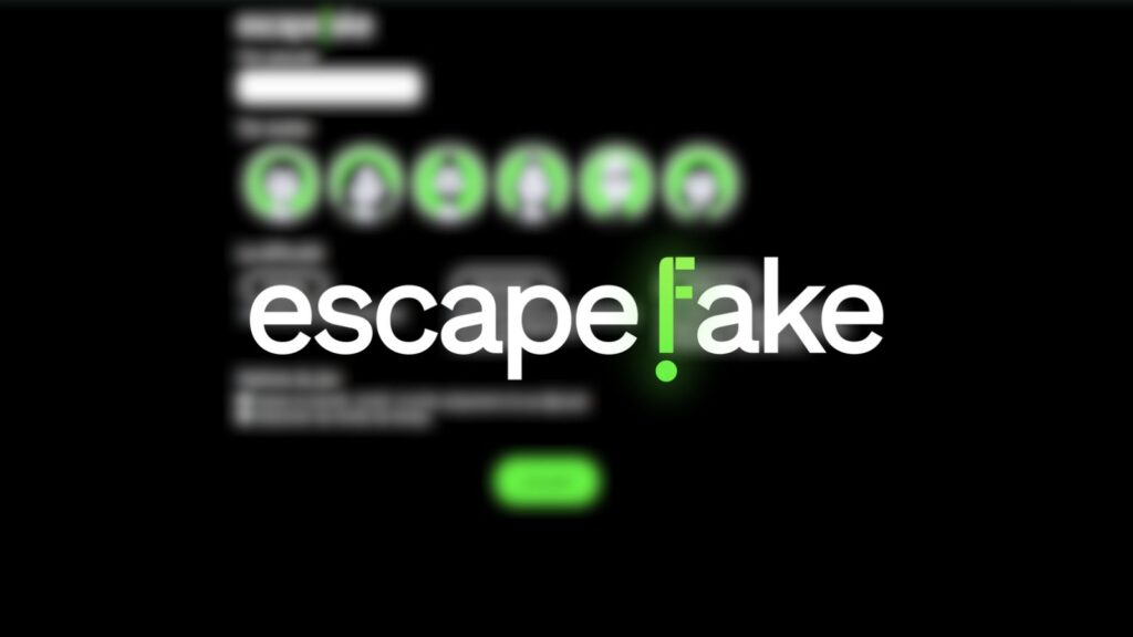 Apprenez à faire le tri entre info et intox avec Escape Fake