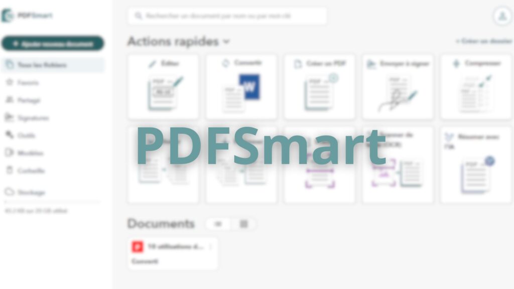 PDFSmart, une boite à outils professionnelle pour gérer vos PDF