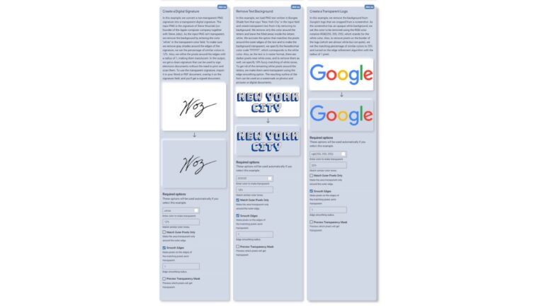 Remove background from a PNG image with PNG Transparency Creator