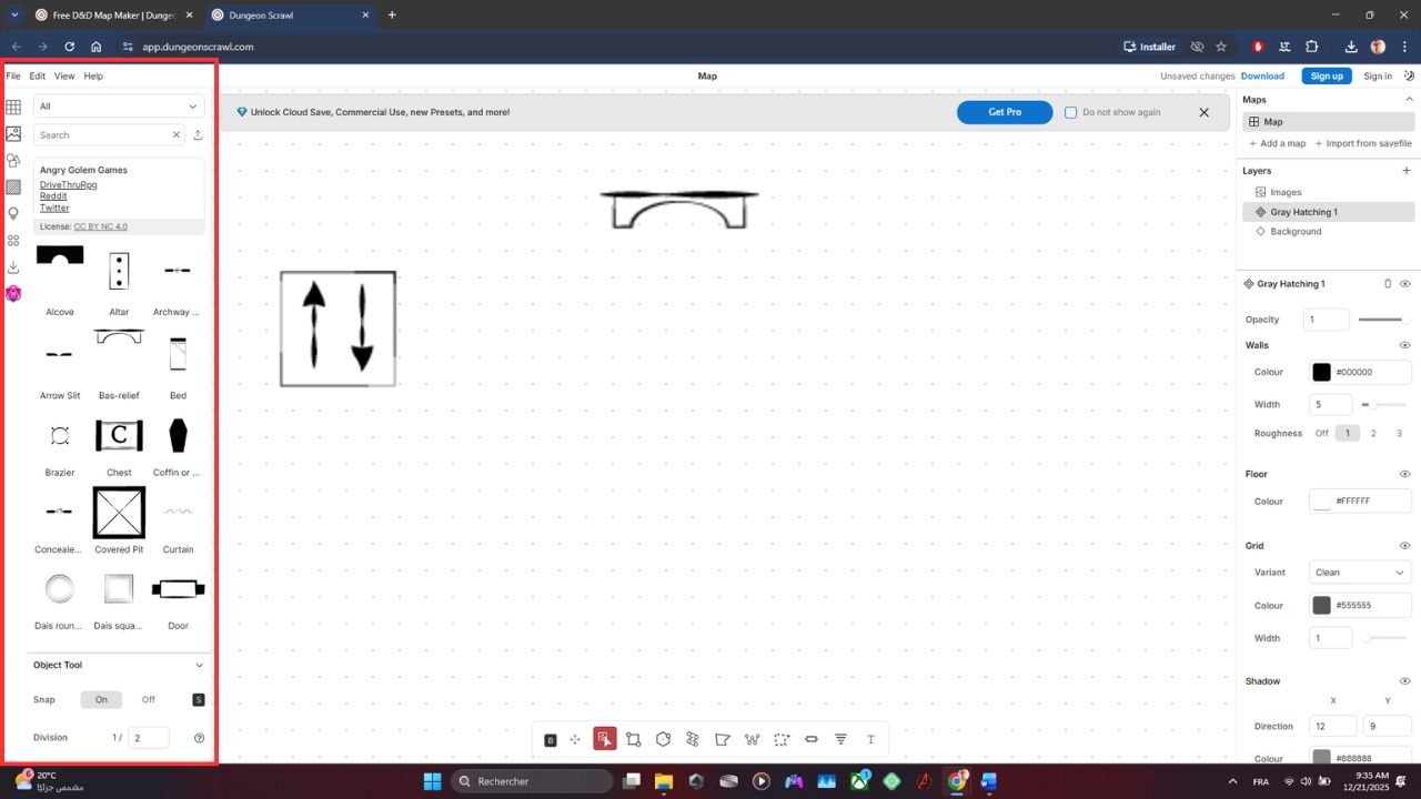 Dungeon Scrawl: Create professional RPG maps in 2 minutes (and for free)