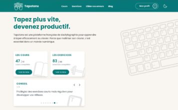 Tapotons : apprendre à taper plus vite au clavier