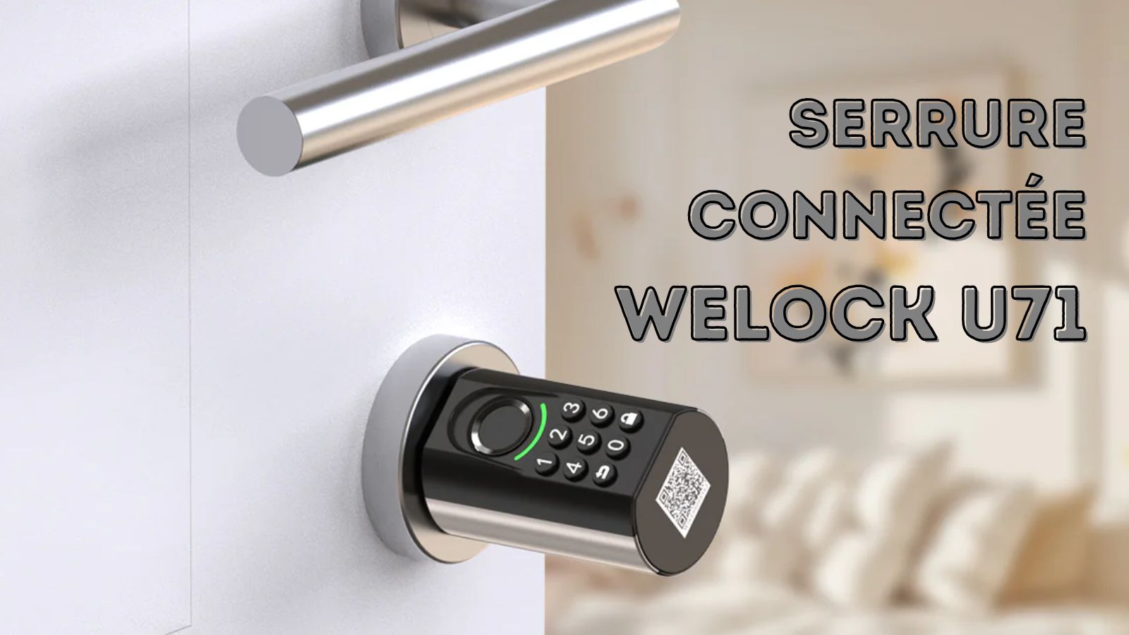 WELOCK U71: the connected fingerprint (and PIN code) lock that ...